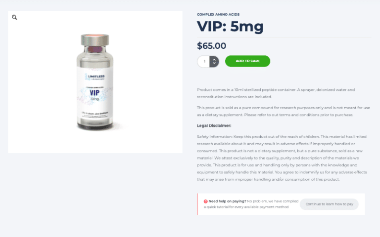 VIP Intestinal Peptide: Nasal Spray Benefits and Side Effects